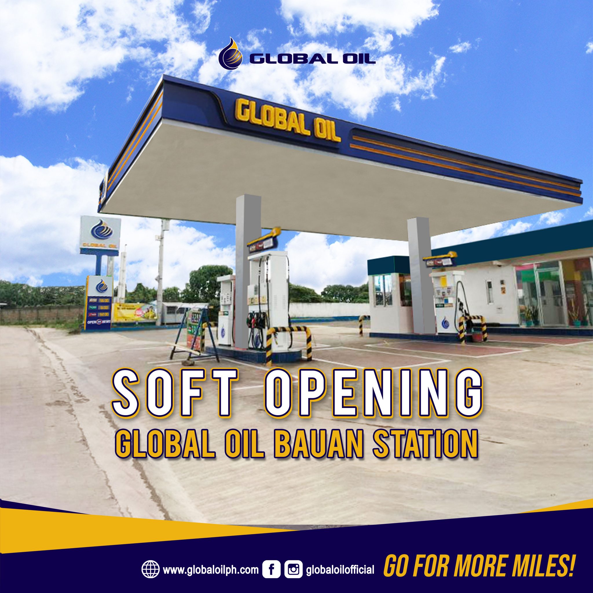 Global Oil Bauan Station Soft Opening! | Global Oil